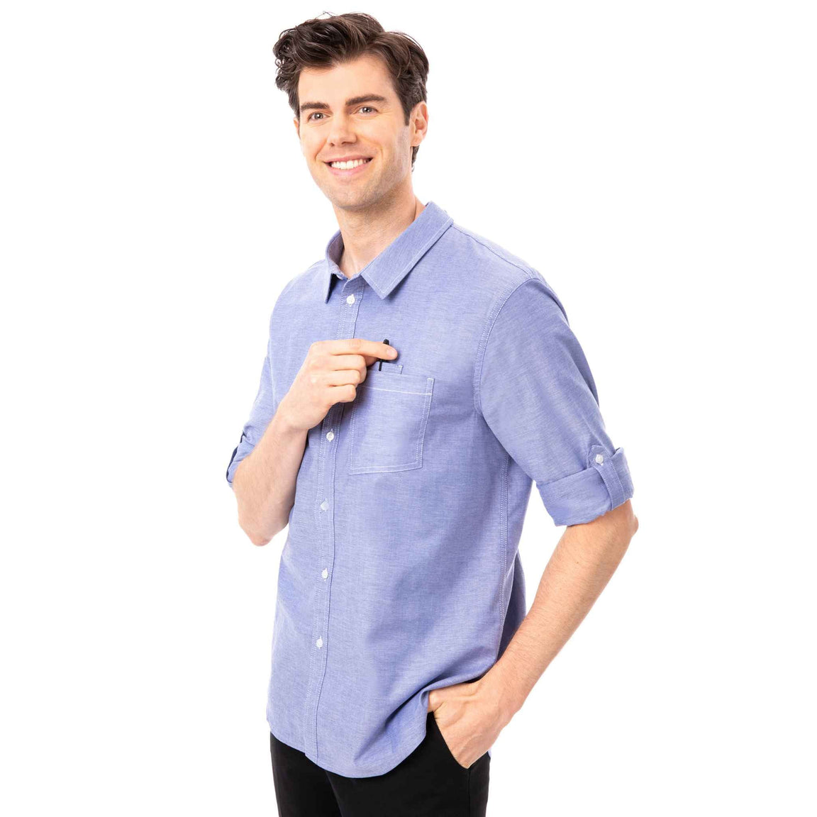 オックスフォードシャツ｜飲食店ユニフォーム｜Chef Works® — Chef Works Japan